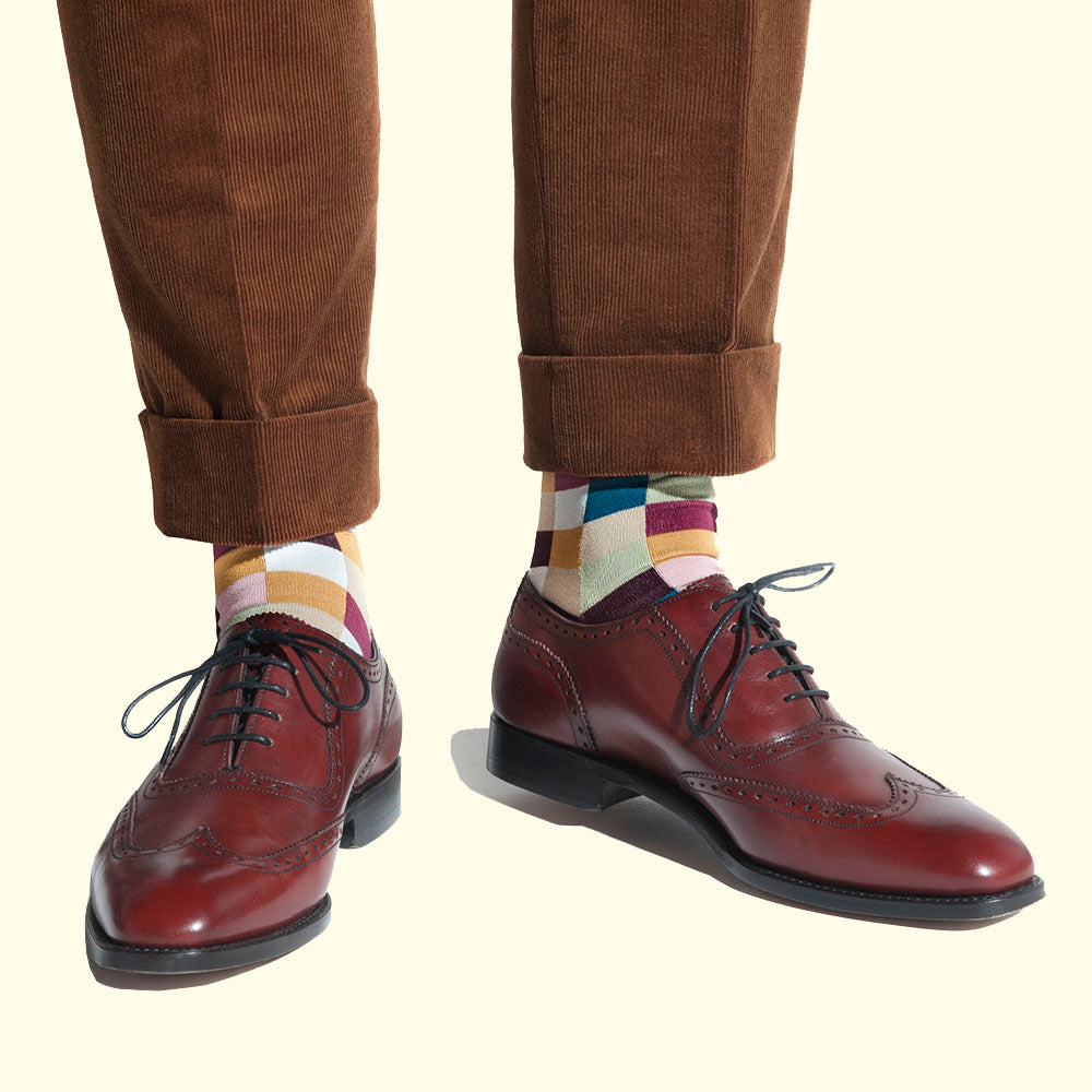 How To Wear Burgundy Socks – Fortis Green